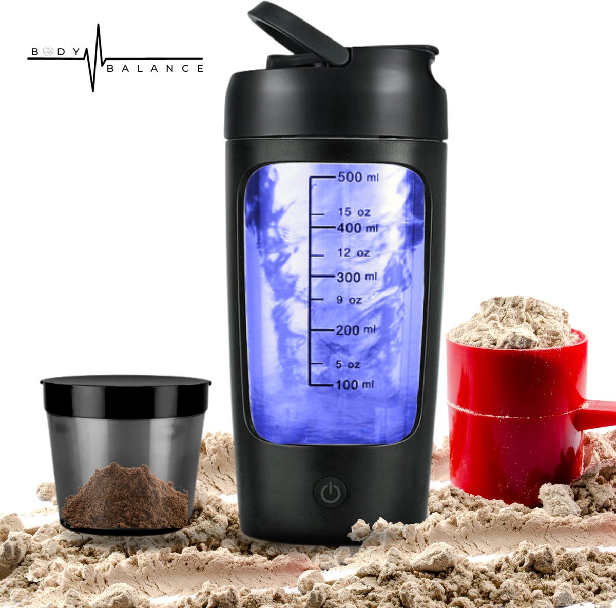 BodyBalance - Shakebeker - Elektrische Shakebeker met Supplementen ...