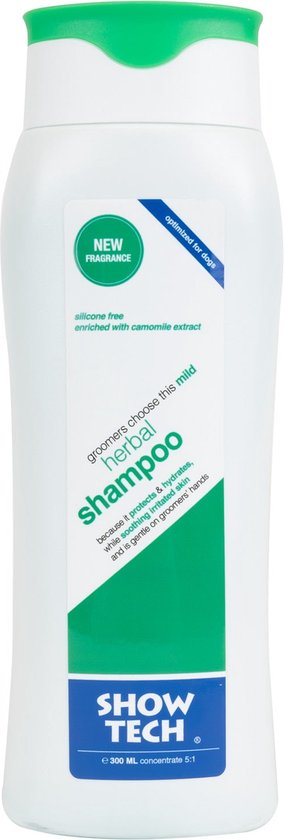 Show Tech - Herbal Shampoo - 300 ml - HondenShampoo | bol