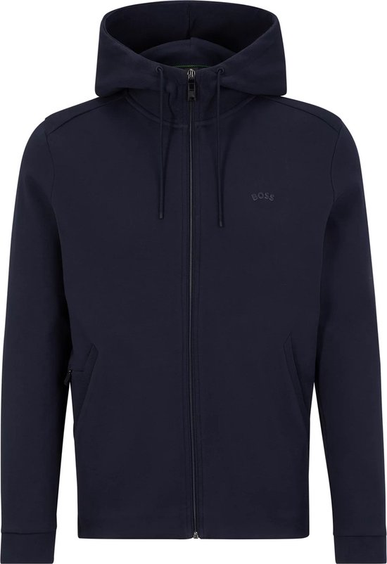 Hugo Boss vest donkerblauw effen - 3XL | bol.com