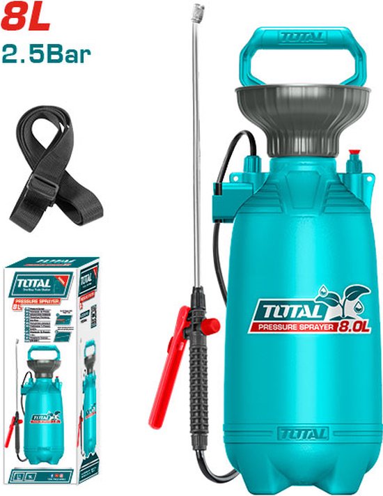 Total - Drukspuit - 8L - 2,5 bar | bol