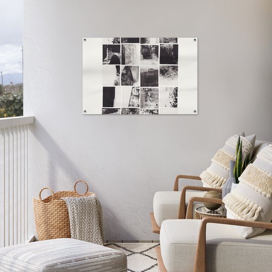 Mozaïek - Abstract - Zwart - Wit | bol.com