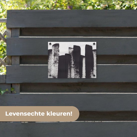 Verf - Abstract - Zwart - Wit | bol.com