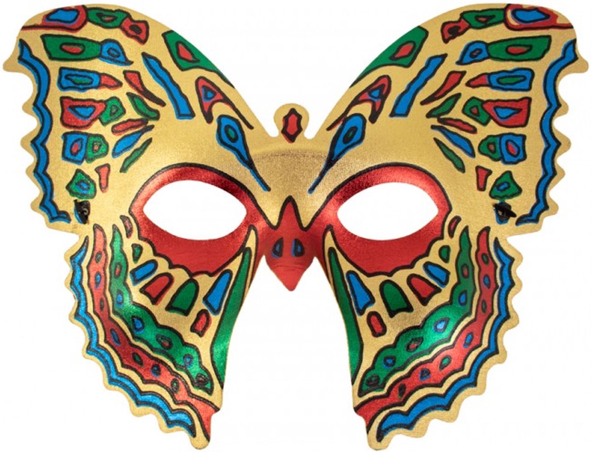 Oogmasker paradijs vlinder - masker festival thema feest party | bol.com