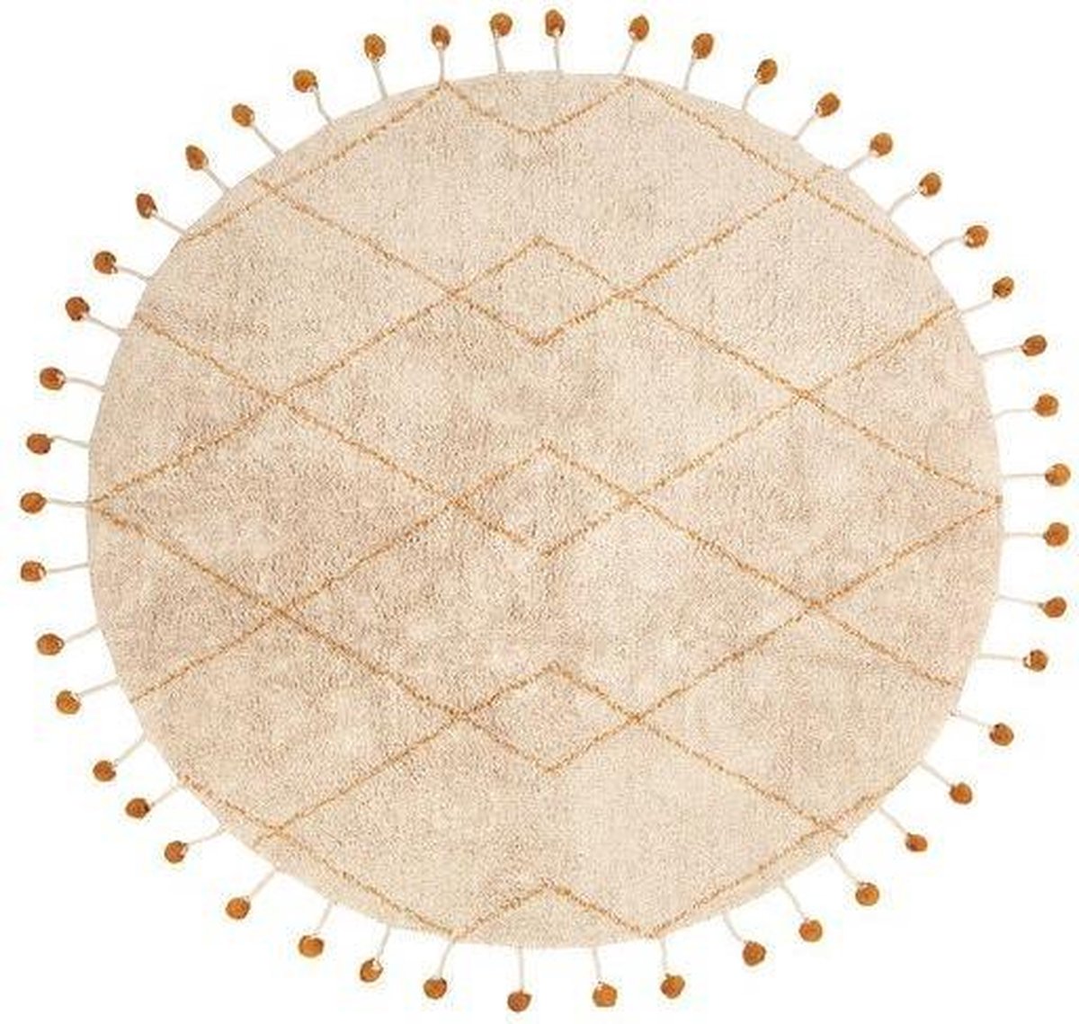 bol.com | Vloerkleed Kinderkamer & Babykamer Tanvi Naturel - Ochre ...