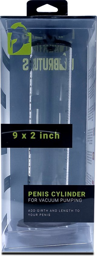 BRUTUS - Get BIGGER - Premium Penis Cylinder - 9 x 2 inch | bol