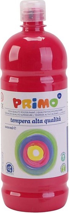 Verf - Schoolverf - Primair Rood Matt - PRIMO - 1000 ml | bol