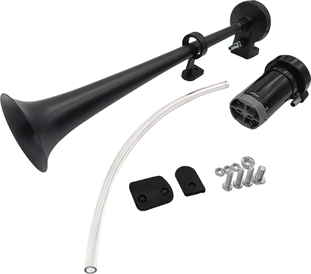 Luchthoorn 12 Volt | met Compressor | Gas Toeter | Hoorn | voor Auto ...