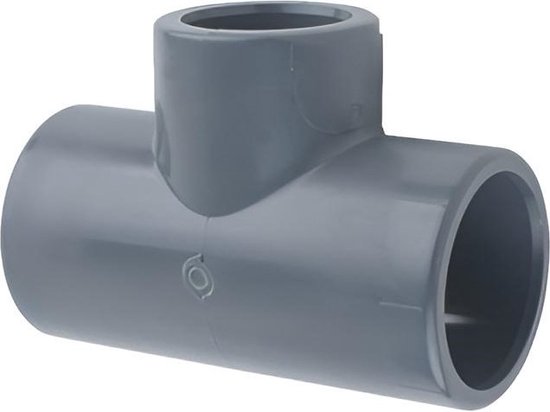 PVC verloop T-stuk 90° | 16 bar | 40x32x40 mm | bol.com