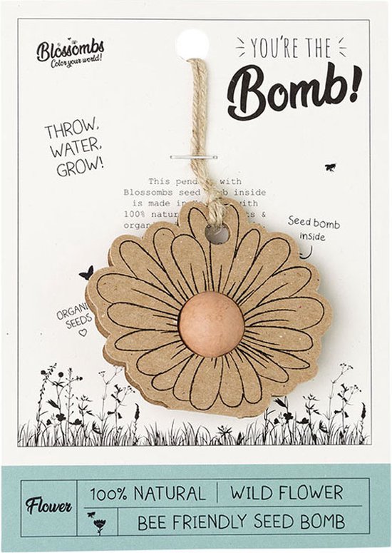 Blossombs bloembommetjes party hanger You're the Bomb! | bol