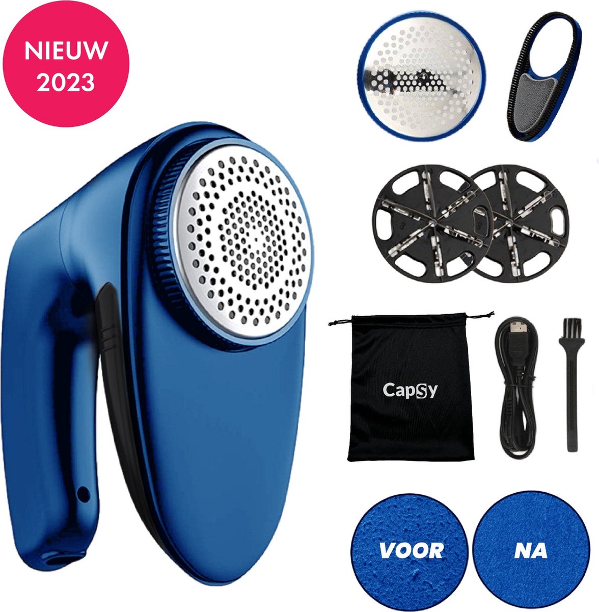 Capsy Elektrische Pluizenverwijderaar - Ontpluizer - Ontpiller ...