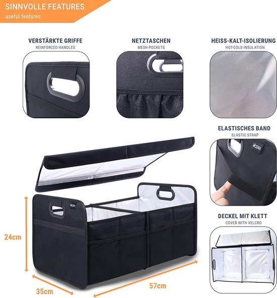 Luxe auto organizer - Autostoel organiser voor kinderen met vakken | bol