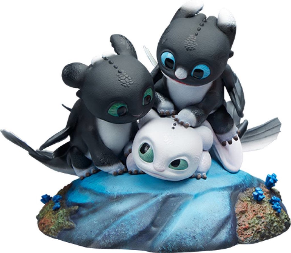 How to Train Your Dragon: Dart with Pouncer and Ruffrunner Statue | bol.com