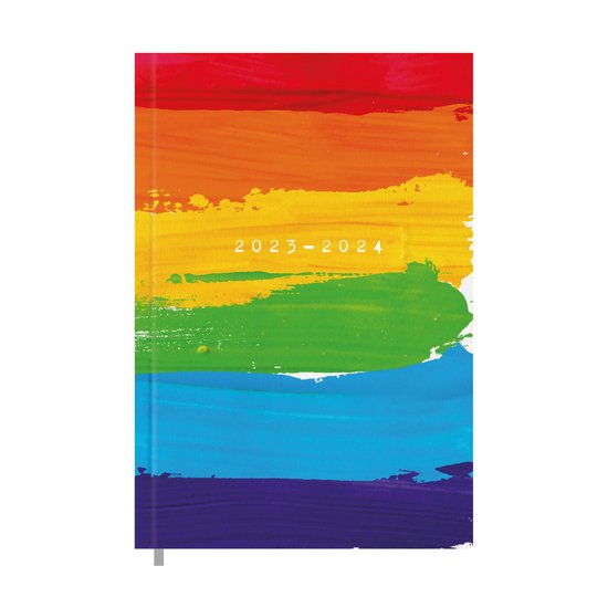 Agenda Basic A5 2023 - 2024 Arc-en-ciel | bol.com