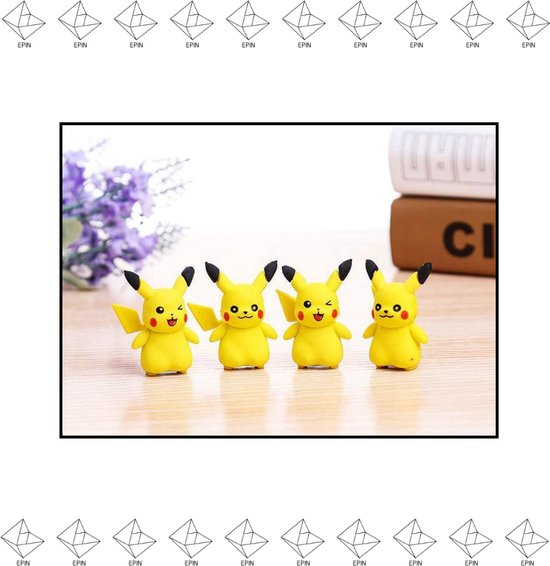 EPIN | Pikachu Gum | Pokemon | Potlood Gum | Studeren | School | 1 Stuk ...