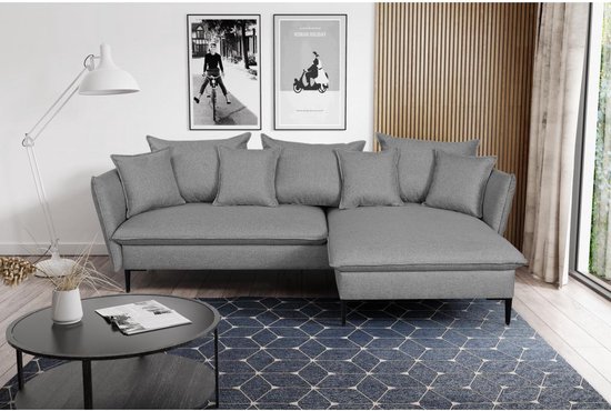 PASCAL MORABITO Hoekslaapbank LAZARE van PASCAL MORABITO - Stof - Grijs ...