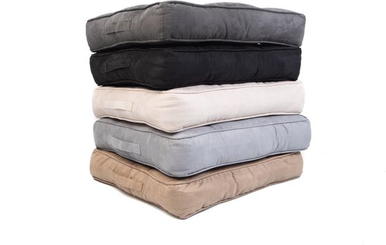 Loft 25 Matraskussen - zitkussens voor binnen - vloerkussen met draaggreep - 50 x 50 cm | bol.com