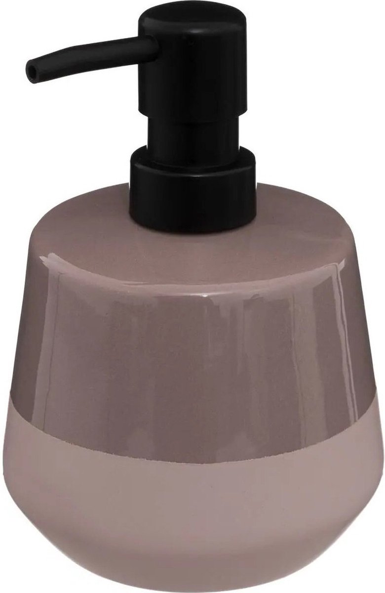 Five Zeeppompje/zeepdispenser van keramiek - taupe - 440 ml | bol
