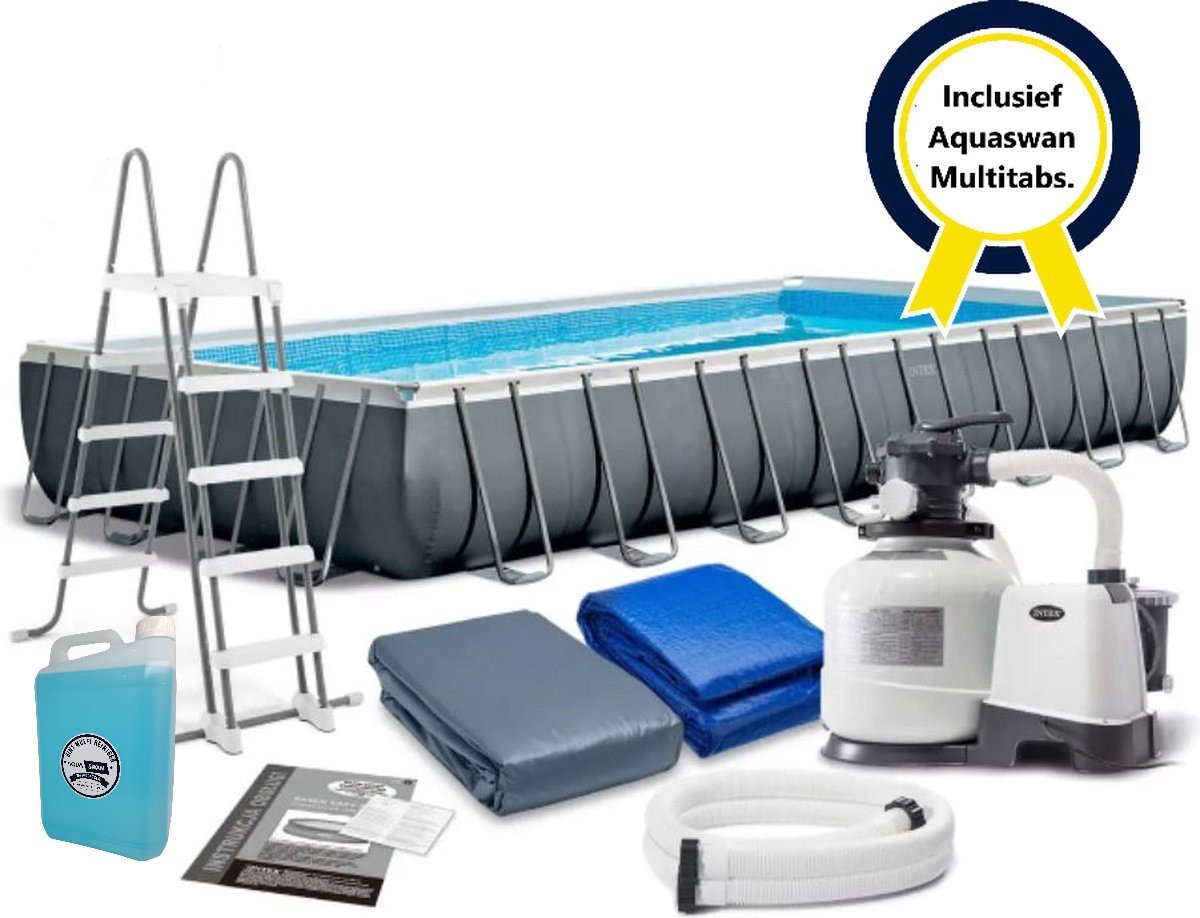 Intex Swimming Pool Ultra XTR Frame Piscine | 975 x 488 x 132 cm ...