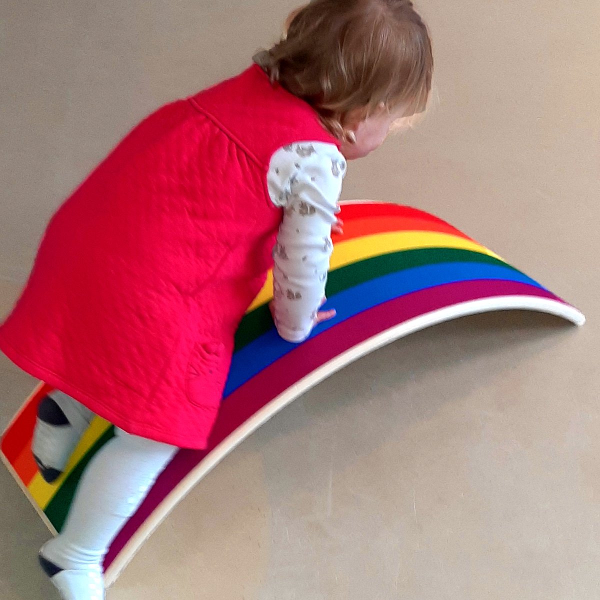 FairySports Pro Rainbow Balance Board - Ronde Balanstrainer van Hout ...