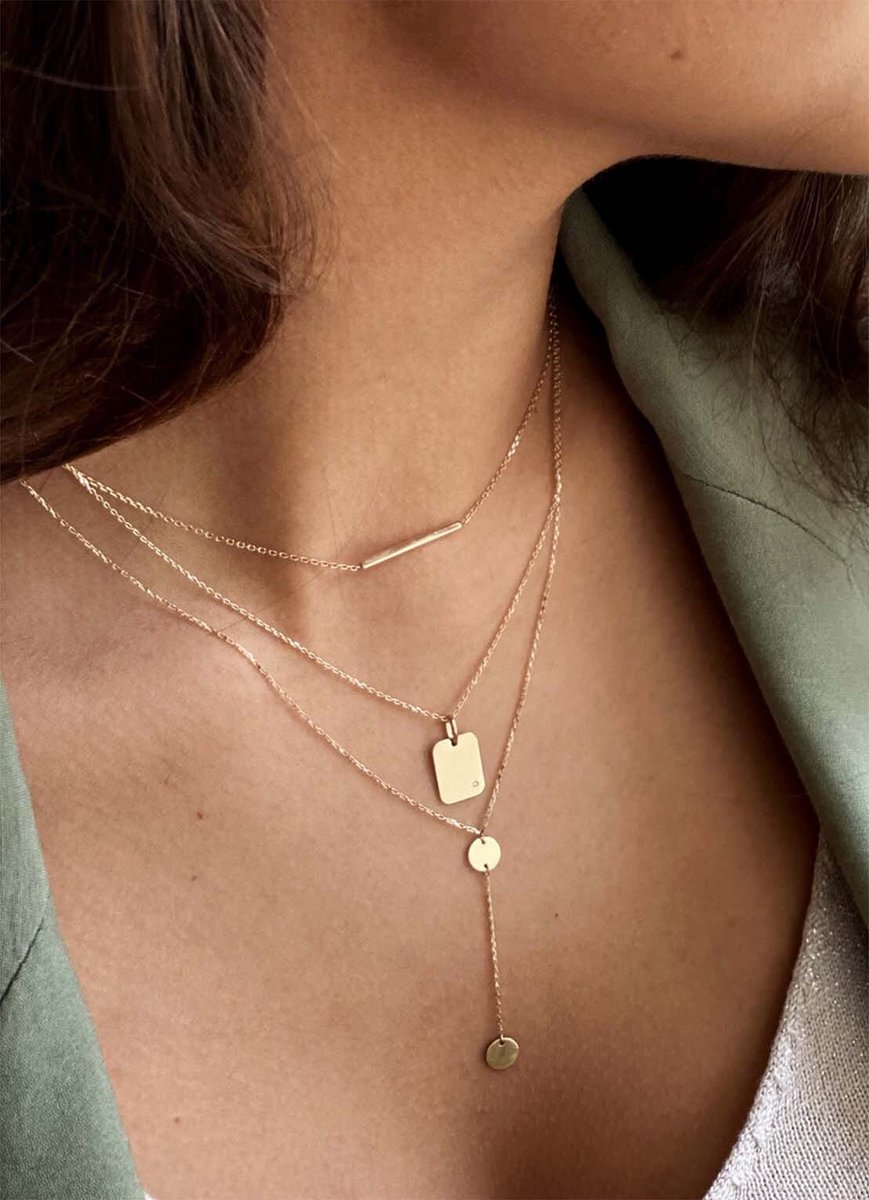 Jackie Bar Necklace 585 | bol.com