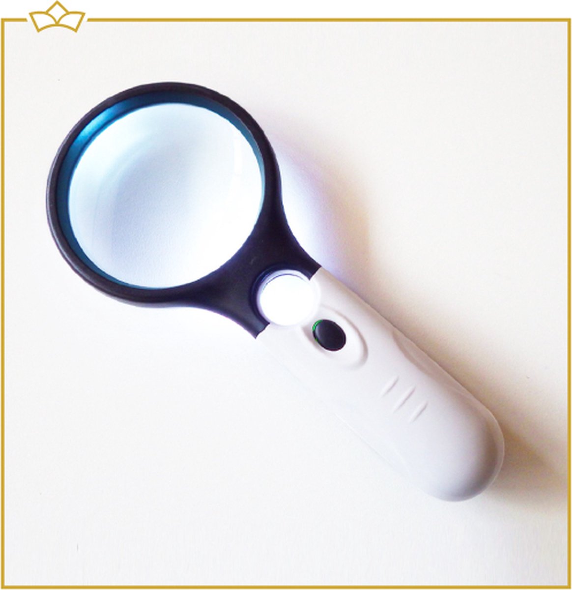 ATTREZZO® Vergrootglas met ledverlichting - Handloep - loep - 45x ...