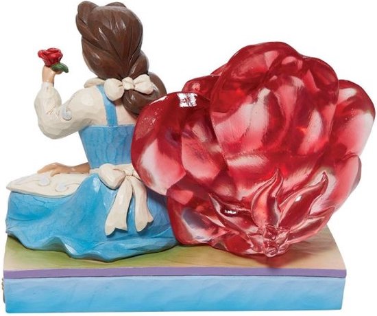 Disney Traditions An Enchanted Rose Belle With Rose Statue | bol.com