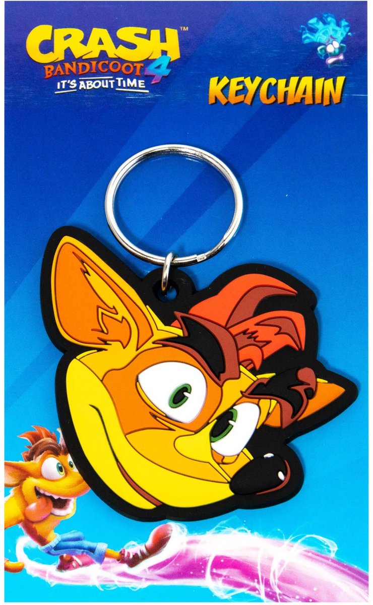 Sleutelhanger 'Crash Bandicoot - Crash Face' | bol.com