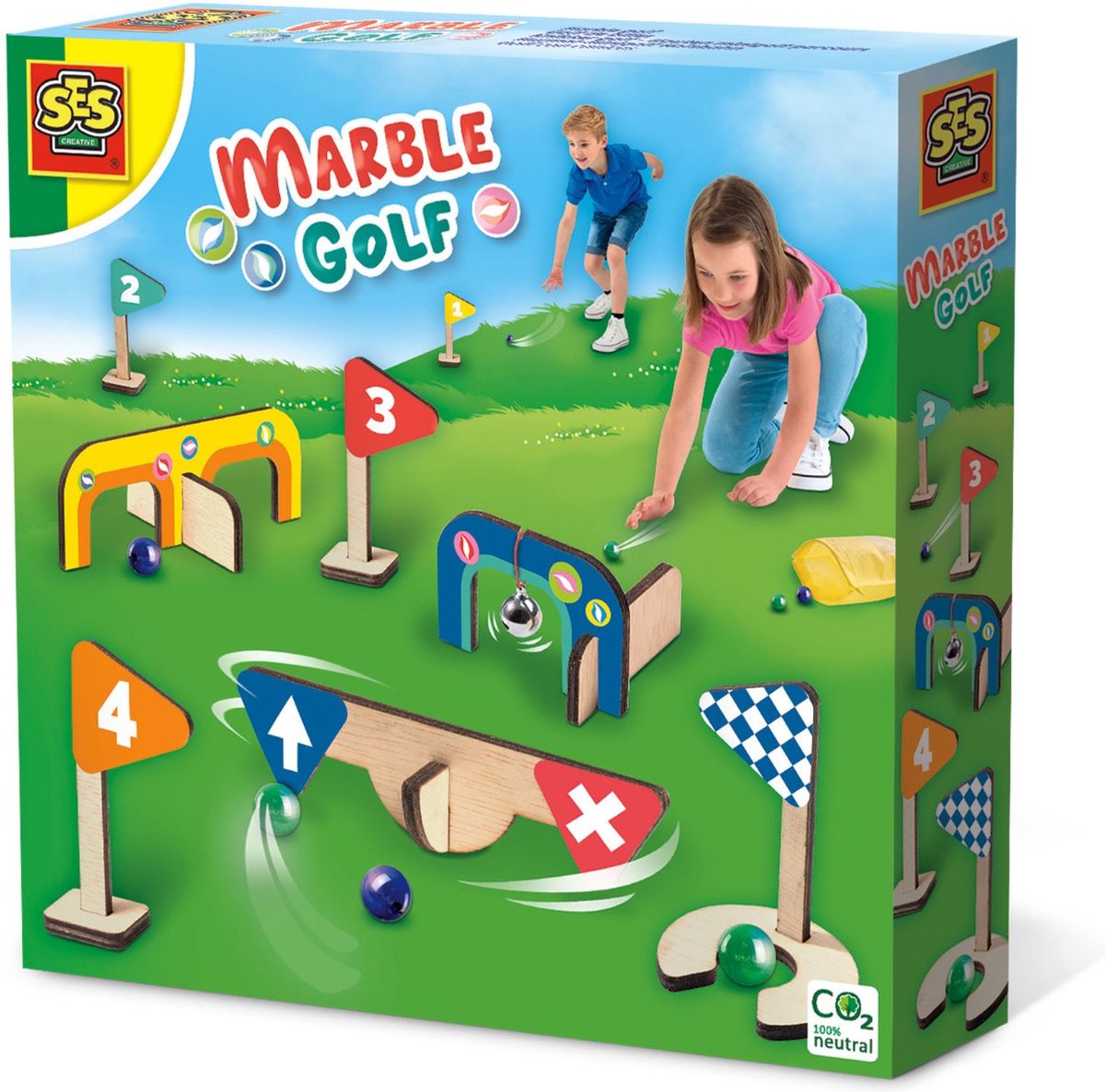 SES - Knikker Golf Parcours - maak je eigen parcours - overal te spelen ...