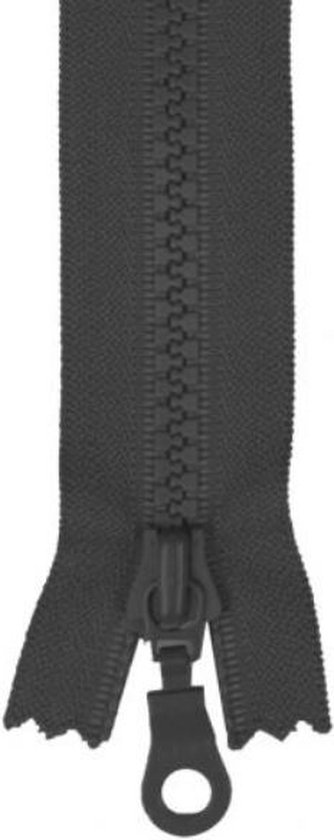 YKK Bloktand rits 6mm - deelbaar - Kolen grijs 075 - 60cm | bol