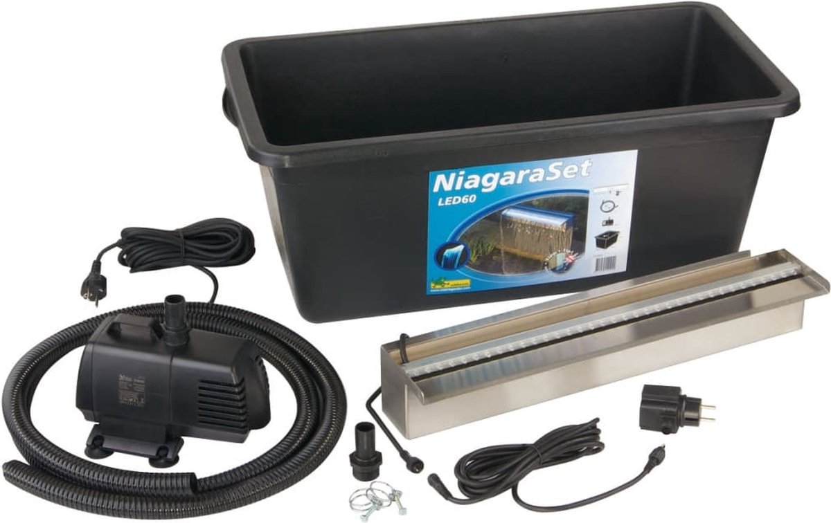 Ubbink - Niagara-Set 60 - vijverwaterval - met ledverlichting ...