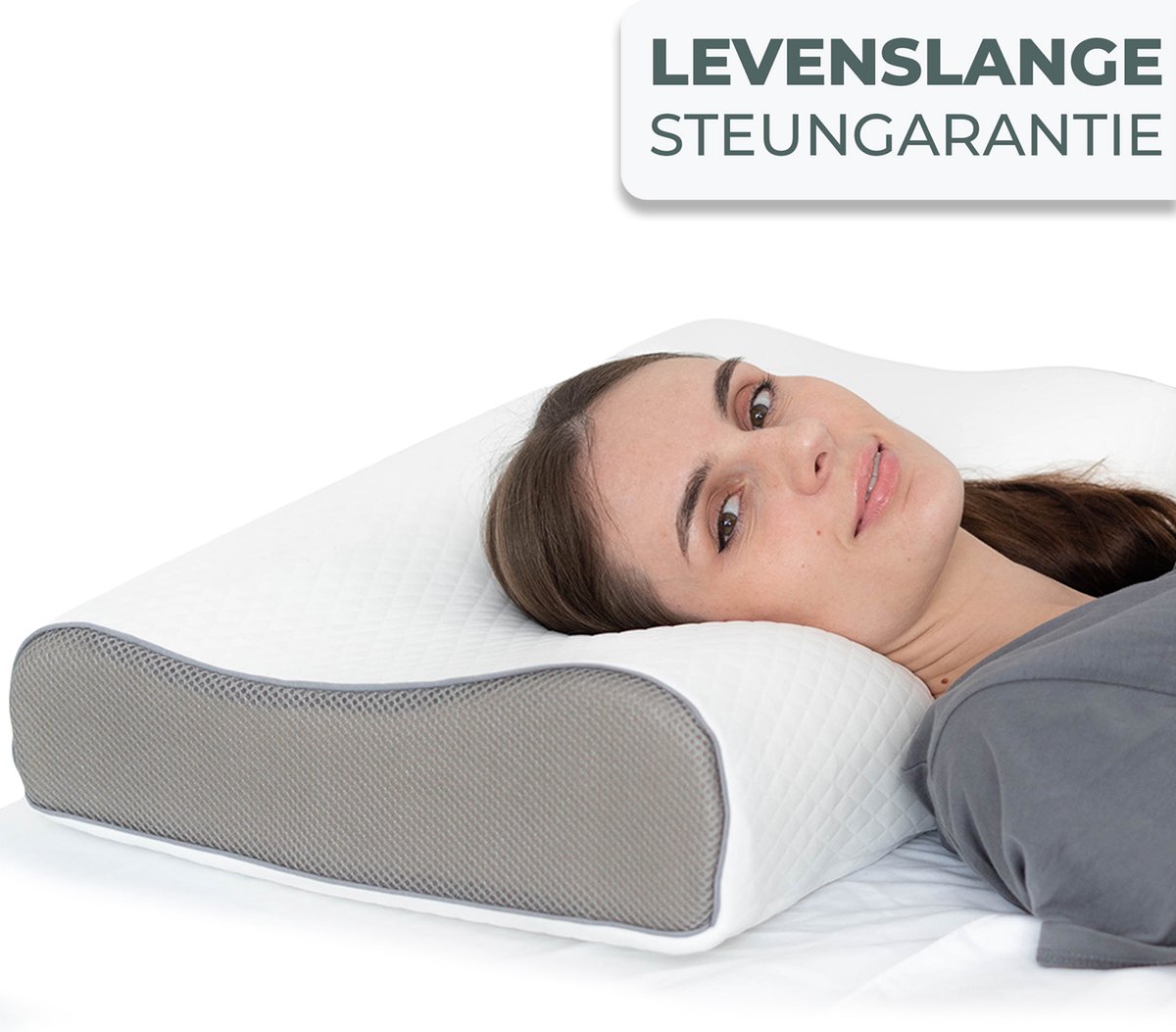 ComfyCentre Hoofdkussen Tegen Nek- en Rugklachten - Traagschuim Kussen - Orthopedisch... | bol.com