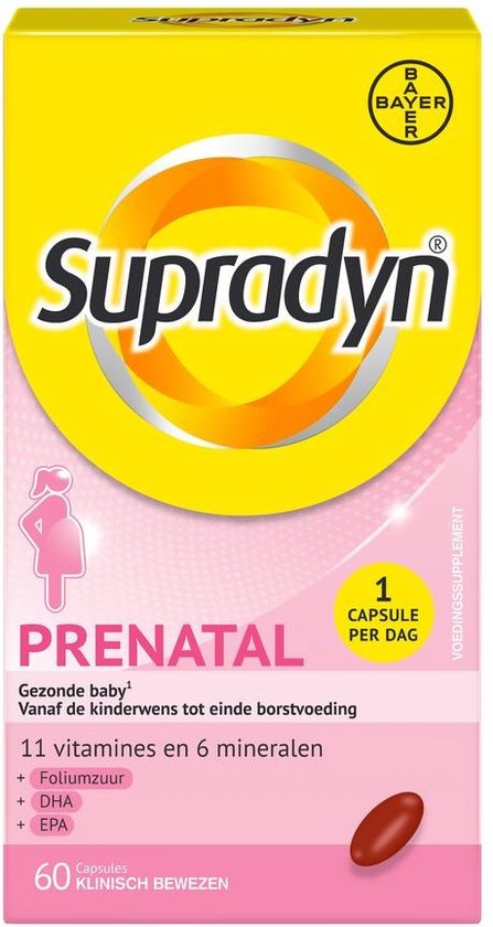 Supradyn Prenatal Caps 60 - Complete Multivitamine voor Zwangerschap en ...