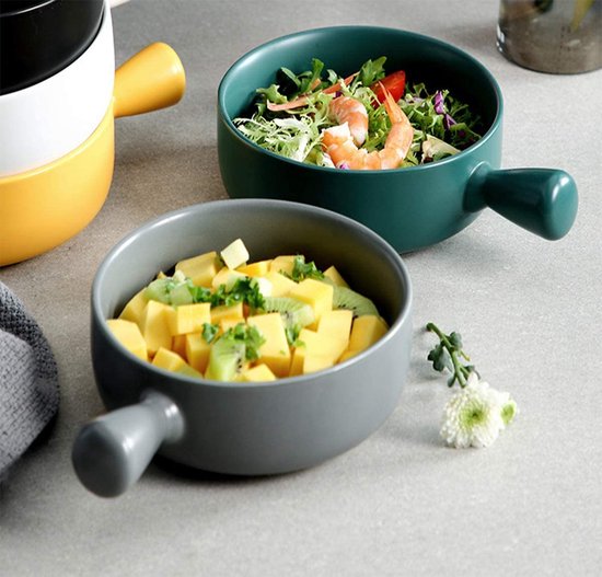 Soepkommen met Handvat Kom Soeppan Geschikt voor Rundvleespan ...