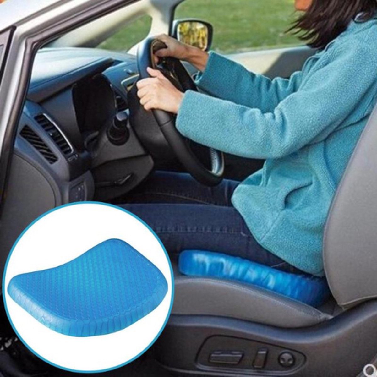 Orthopedisch zitkussen - Gelkussen auto - Ergonomisch kussen ...