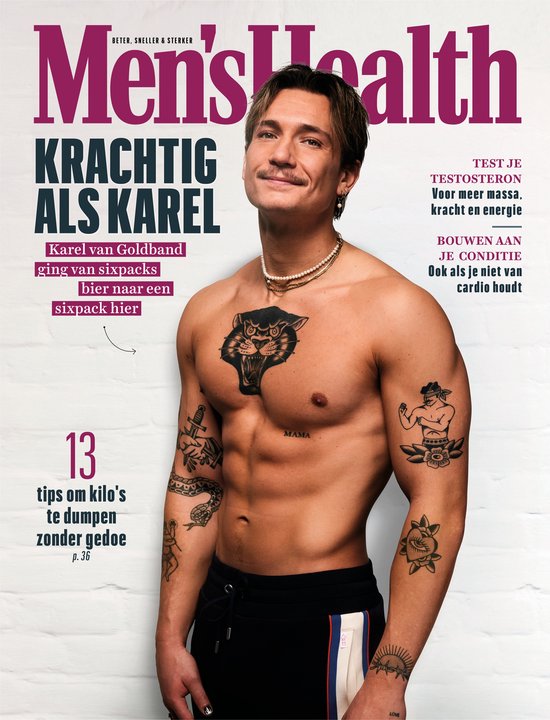 Men's Health editie 4 2023 - tijdschrift - Karel Gerlach | bol