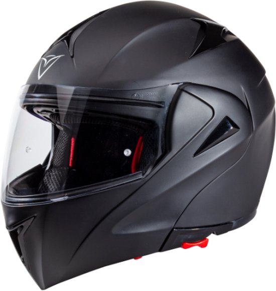 DEMM FL One Systeemhelm - Mat Zwart. Zonnevizier & Snelsluiting ...