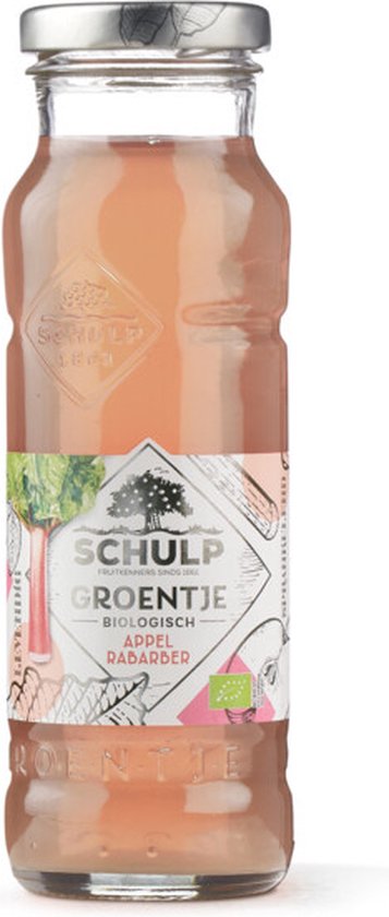 Schulp Appel & Rabarbersap Biologisch Groentje 15 x 0,3 liter | bol.com