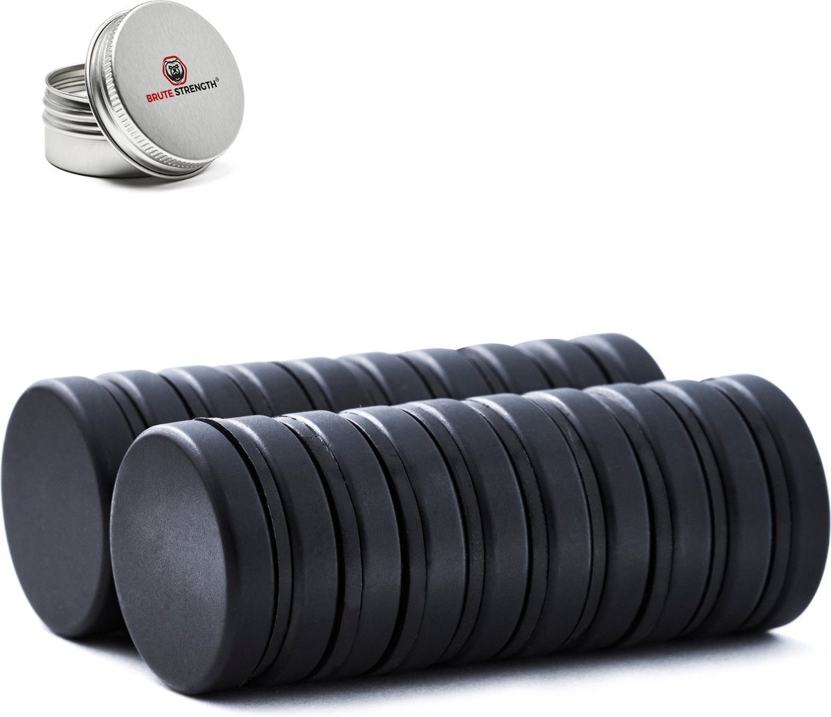 Brute Strength - Super sterke magneten - Rond - 25 x 5 mm - 20 Stuks ...