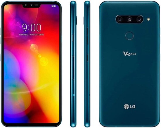 LG V40 ThinQ V405EBW 6 + 128 GB Dual SIM blauw | bol.com
