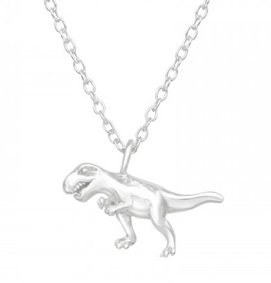 Dinosaurus ketting - 925 Sterling zilver - 45 Centimeter | bol