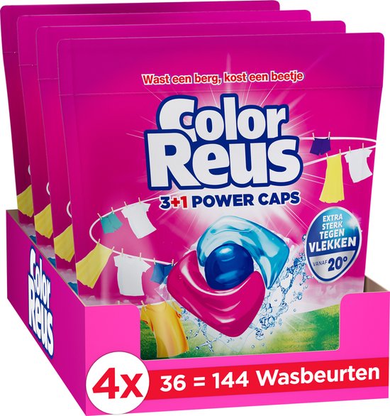 Color Reus Power Caps - Wascapsules - Gekleurde Was ...