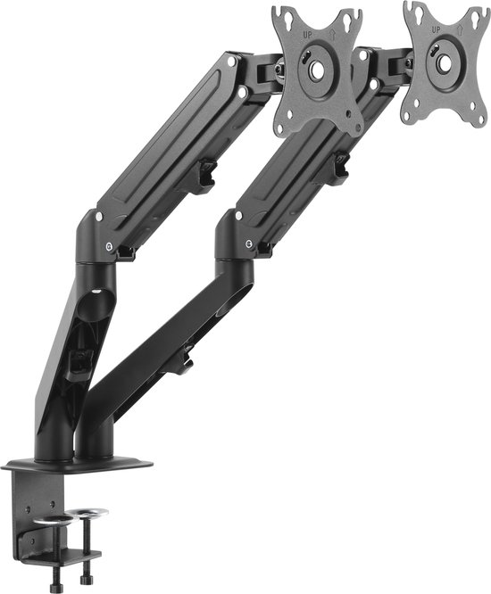 IVONO® Monitor Arm met Gasveer Dubbel PRO - VESA Monitorbeugel ...