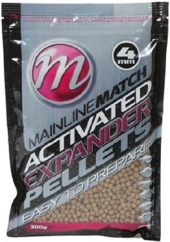 Mainline Match Activated Expander Pellets (300g) - Maat : 6mm | bol