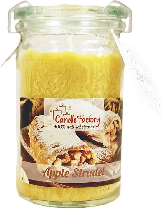 Candle Factory - Baby Jumbo - Kaars - Apple Strudel | bol.com