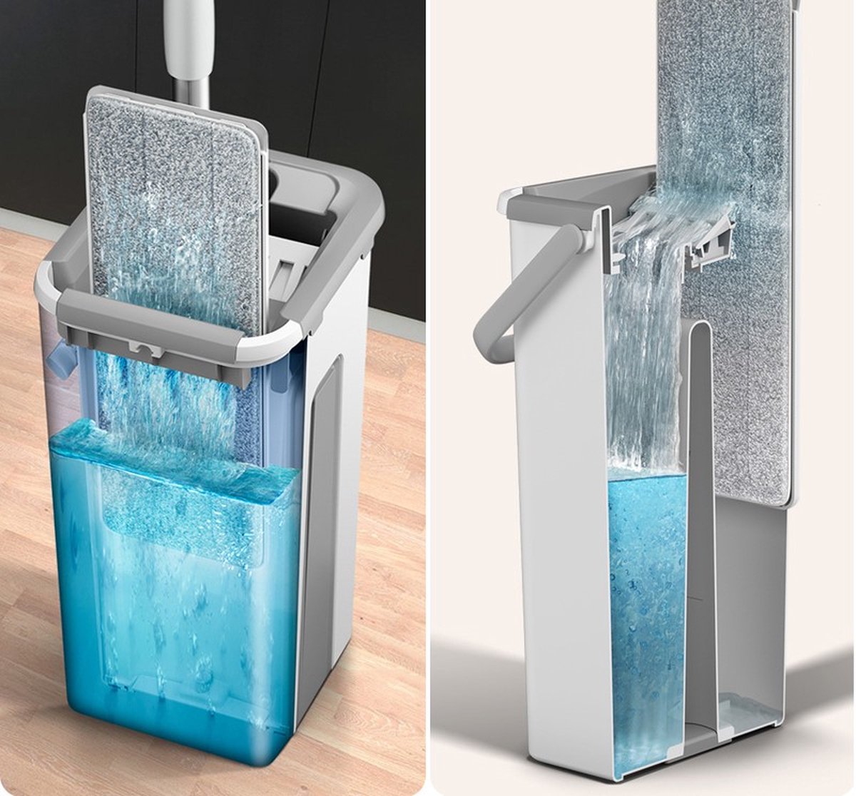 Dweil - Mop - Dweilset - Dweilsysteem Met Wringer - Dweilsysteem ...