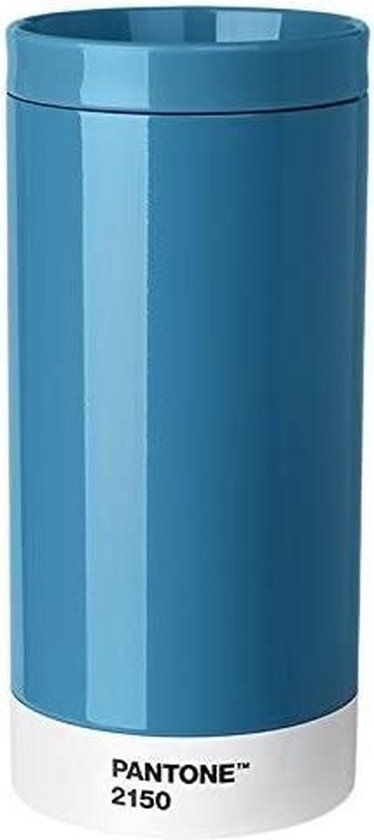Pantone Drinkbeker - To Go - RVS - 430 ml - Blue 2150 C | bol.com