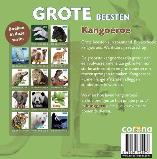 Grote Beesten - Kangoeroe | 9789461752574 | Stephanie Turnbull | Boeken ...