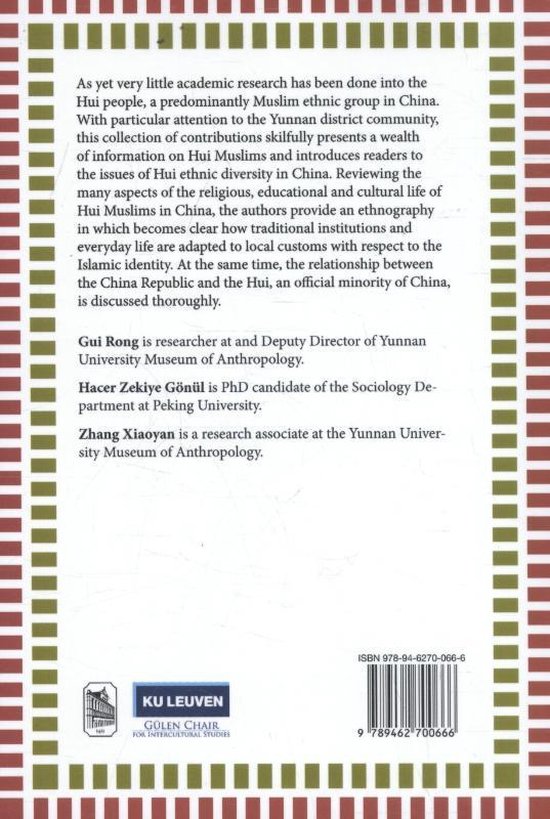 Current Issues in Islam 4 - Hui Muslims in China | 9789462700666 | Rong ...