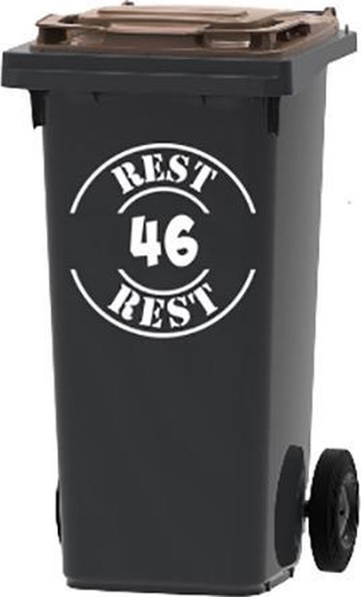 3 container / kliko sticker (REST/GFT/PMD) container sticker - 3 delige ...