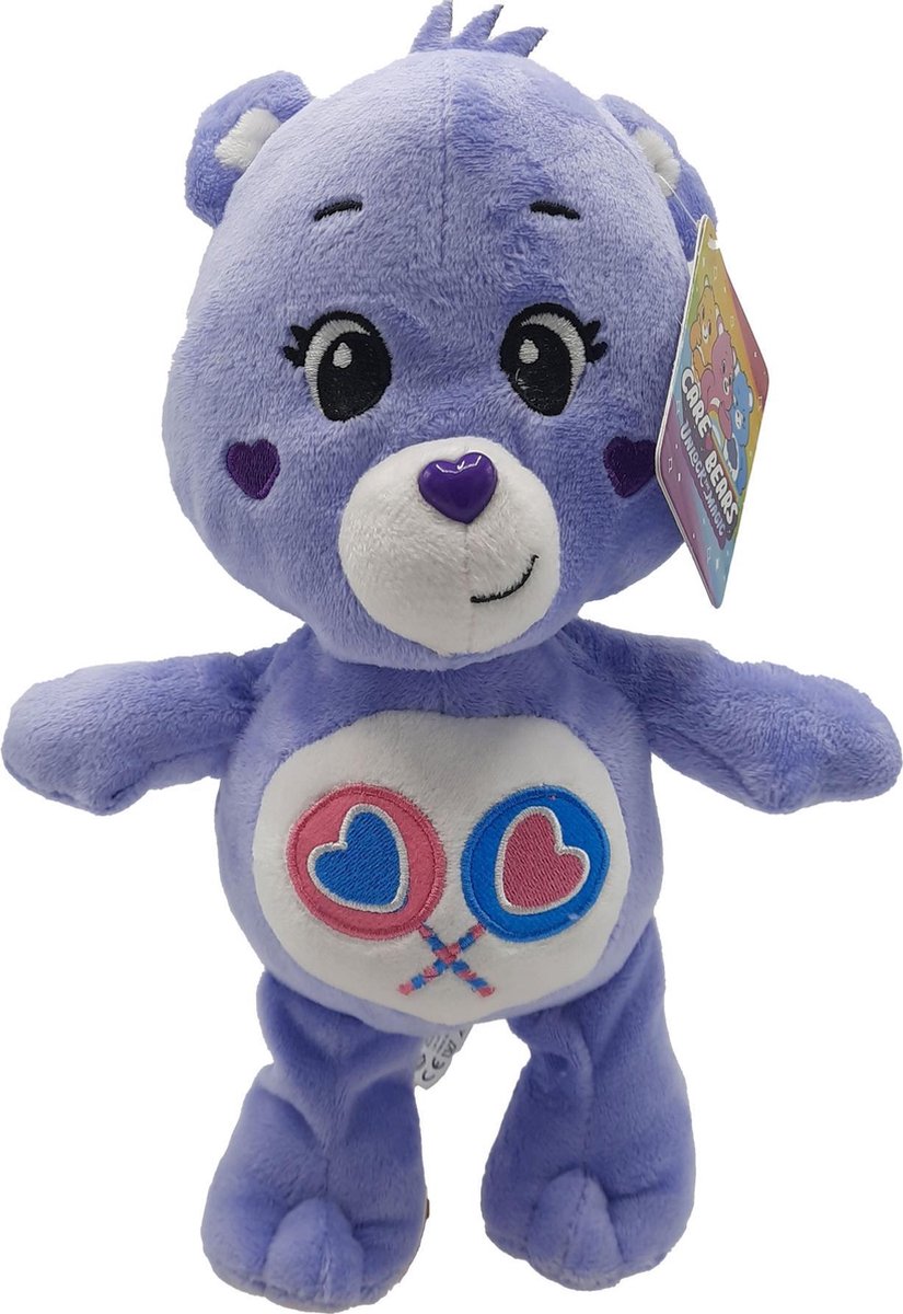 Troetelbeertjes / Care Bears - Share Bear - Pluche Knuffel (paars) - 30 ...